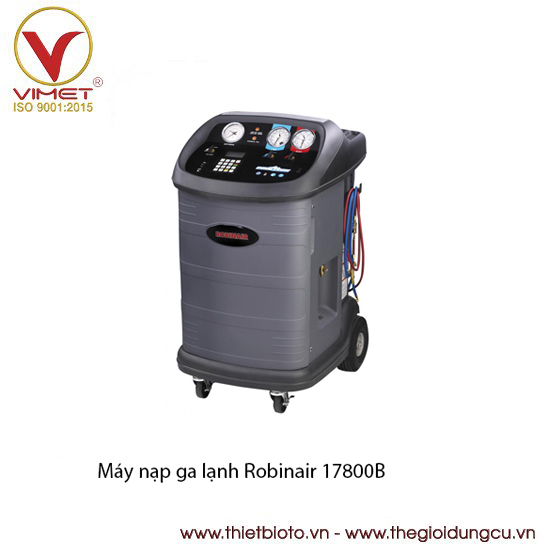 Máy thu hồi và nạp ga lạnh tự động cho xe tải và xe bus Robinair 17800B ...