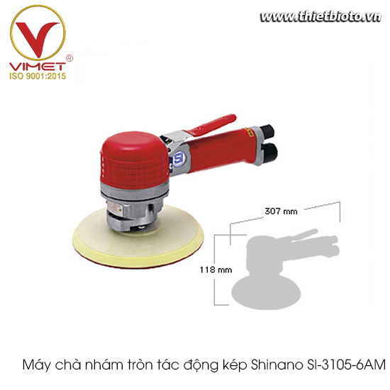 Máy chà nhám tròn tác động kép Shinano SI-3105-6AM - Vimet Corp