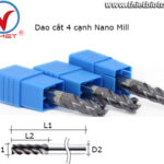 Dao cắt 4 cạnh Nano Mill - Vimet Corp