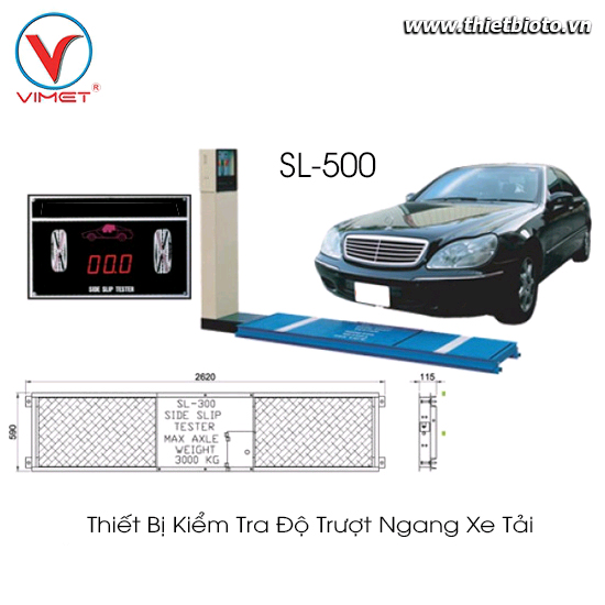 Thiết Bị Kiểm Tra Độ Trượt Ngang Xe Tải CHIAMG LURN - Vimet Corp